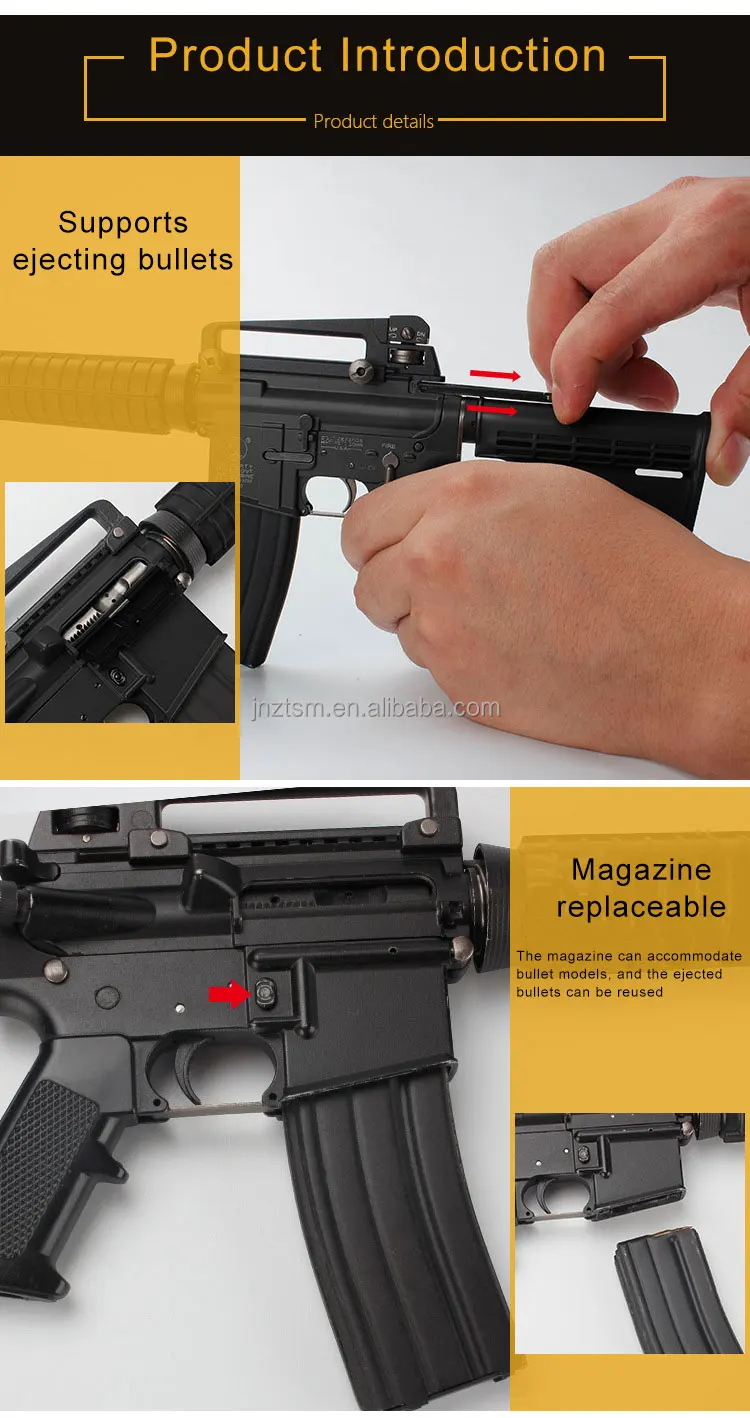 Metal Toy Gun Model M4A1 Exquisite Collection Pendant Boys Realistic ...