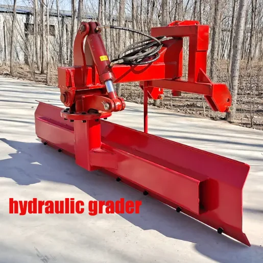 Tractor with Agricultural Machinery Scraper Type Soil Leveling Machine ...