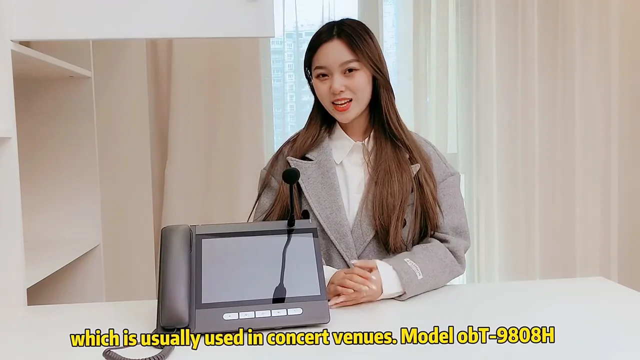 Public Address System Broadcast Video Intercom System Mini Obt-9808h ...