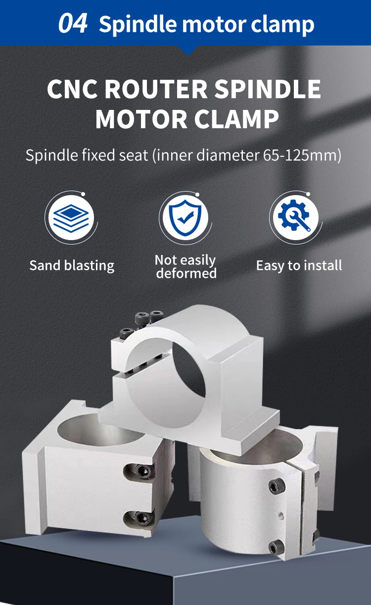 HQD 2.2KW ER20 Water Cooled Cooling CNC Router Motor Spindle and ...