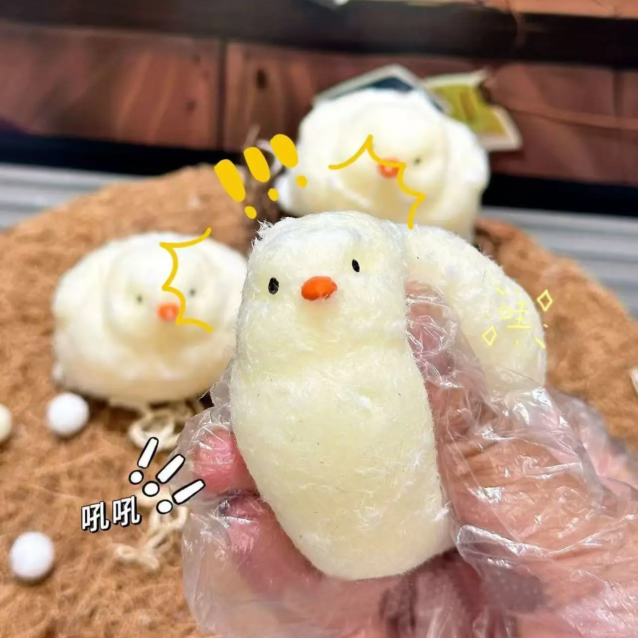 Ultra Soft Chick Taba Foam Stress Toy for Kids 5-7 Years