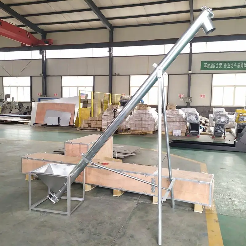 Screw Elevator Feeder Stainless Steel Conveyor Particle Powder Elevator ...