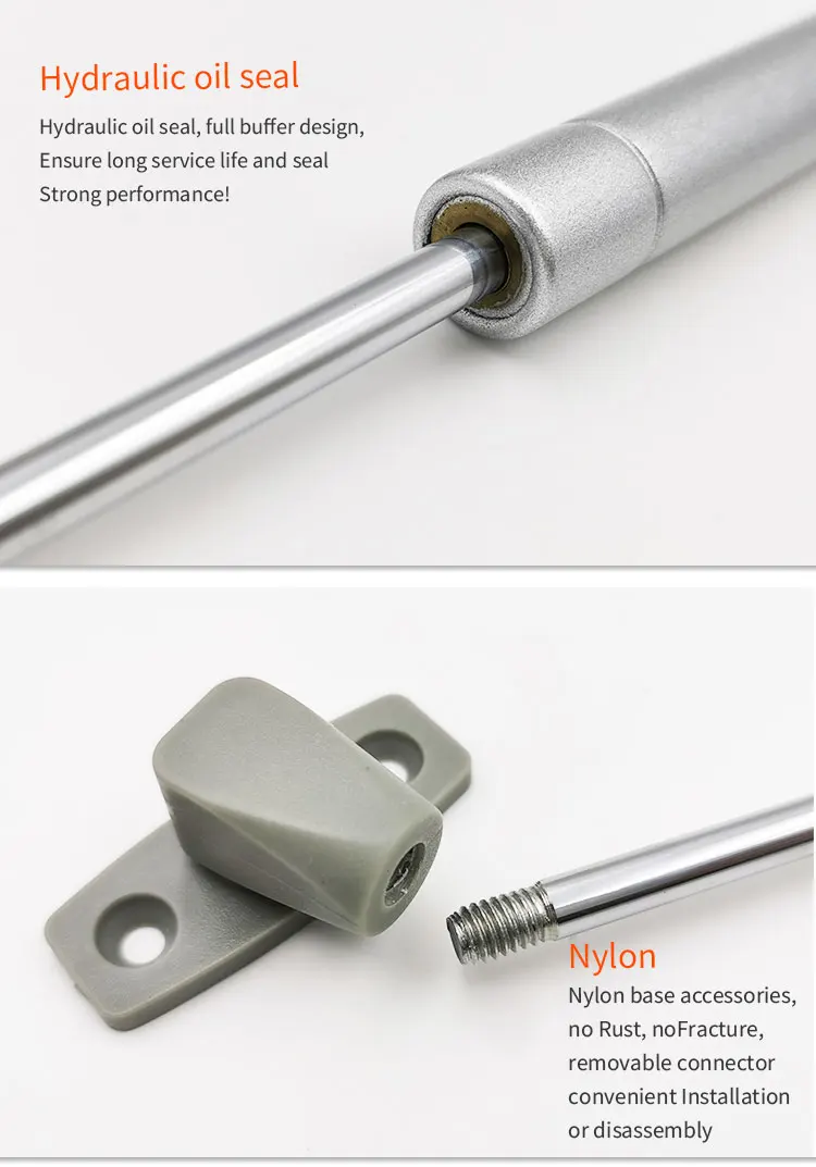 Soft Closing Damper Gas Spring For Furniture 100n - Buy Soft Closing ...