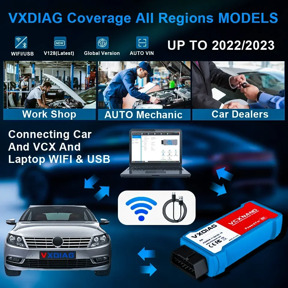 VXDIAG VCX NANO Ford/Mazda OBD2 Scanner & ECU Programmer - OEM