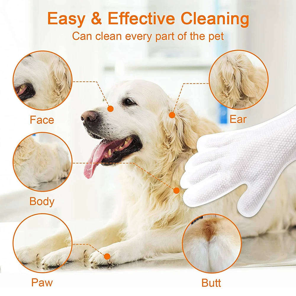 Modern Manufacture Eco-friendly Gloves Wipes Daily Cleaning For Cats ...