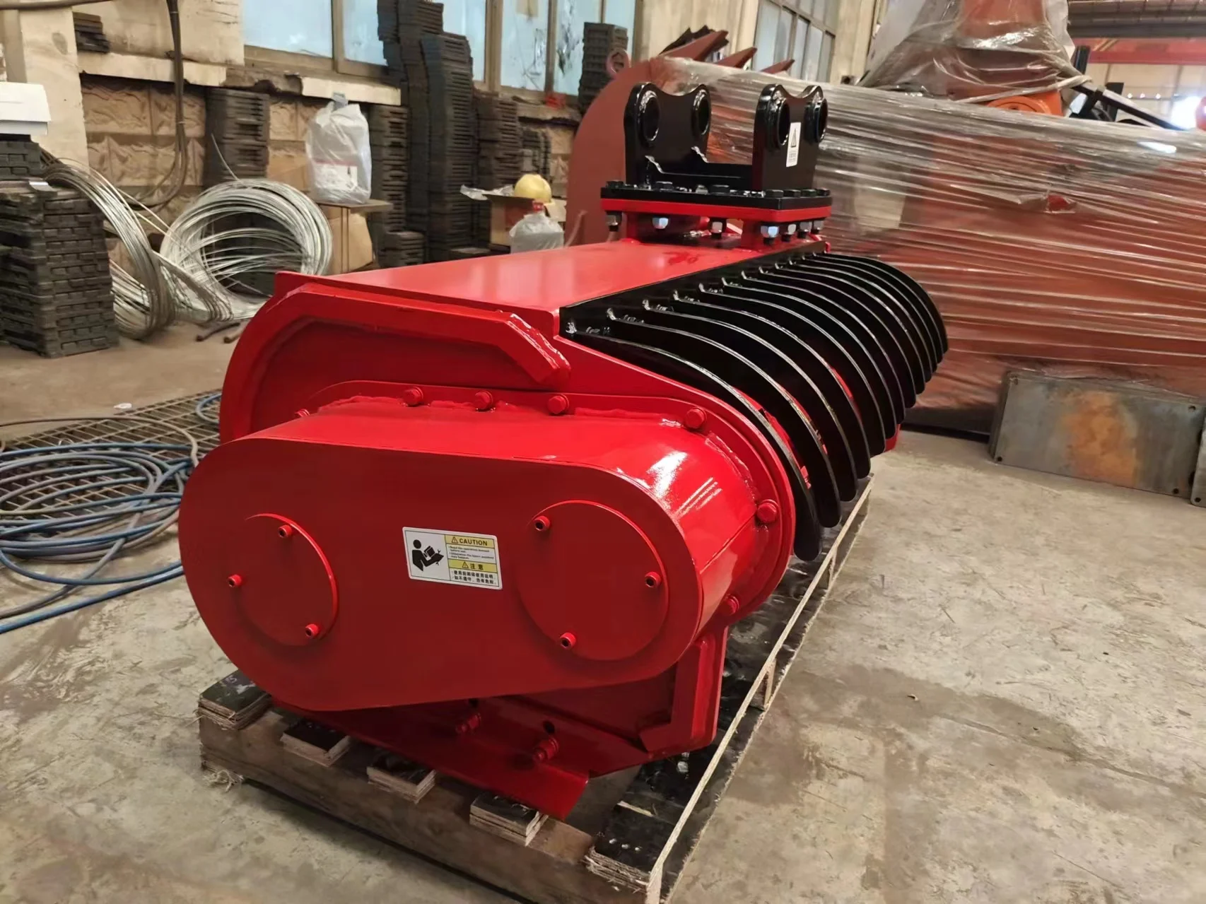 Great Power Mover Flail Mower Mulcher With Two Axis For Mini Excavator ...