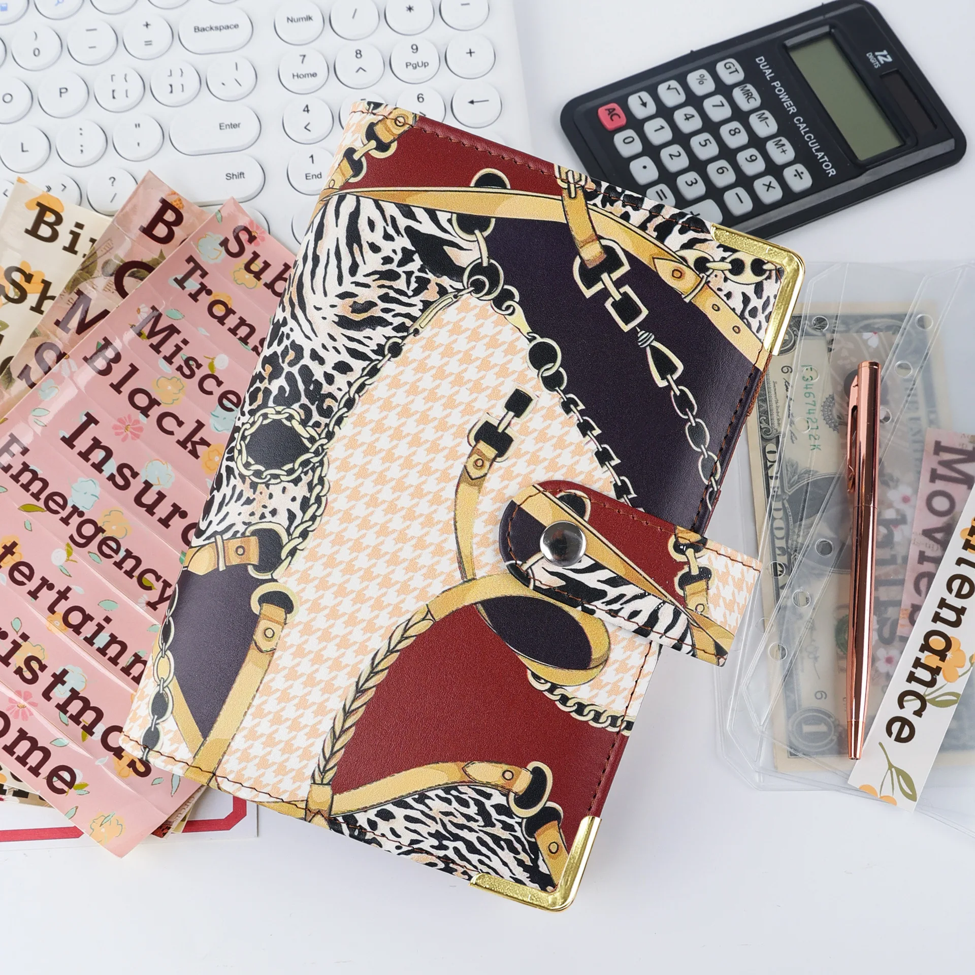 Creative Leather Ledger - Perfect for Budgeting & Organization