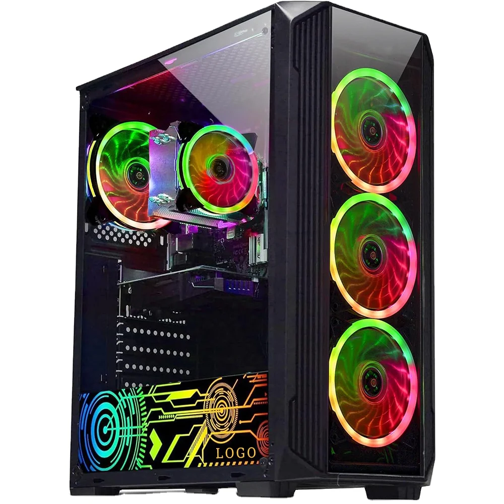 Professional home gaming computer console RGB gaming PC Intel Core i7 ...