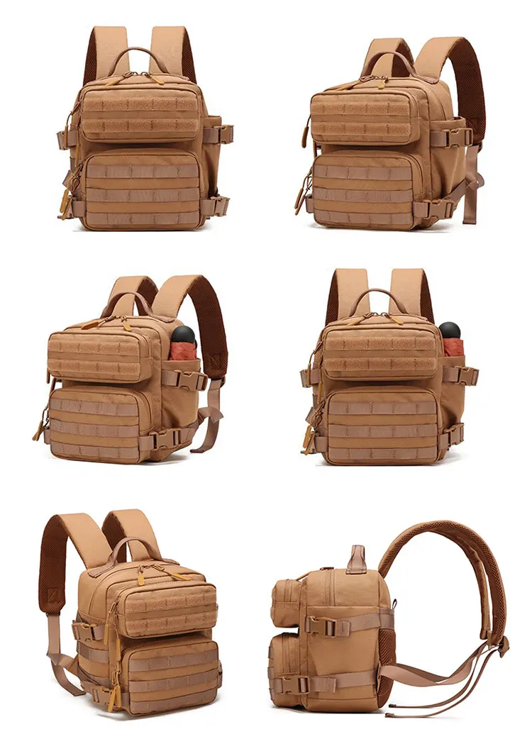 900D Oxford Tactical Bag Pack Multi Colors Molle Assault Backpacks 9L ...