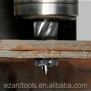 EZARC 8PCS HSS Annular Cutter Set for Metal & Stainless Steel