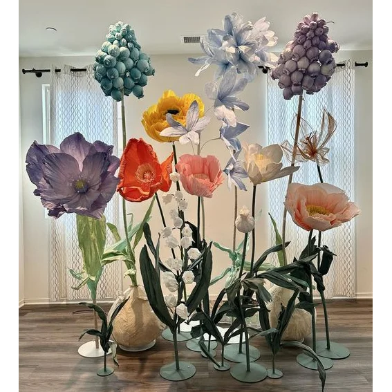 Giant Organza Flowers - Perfect for Festive Decorations