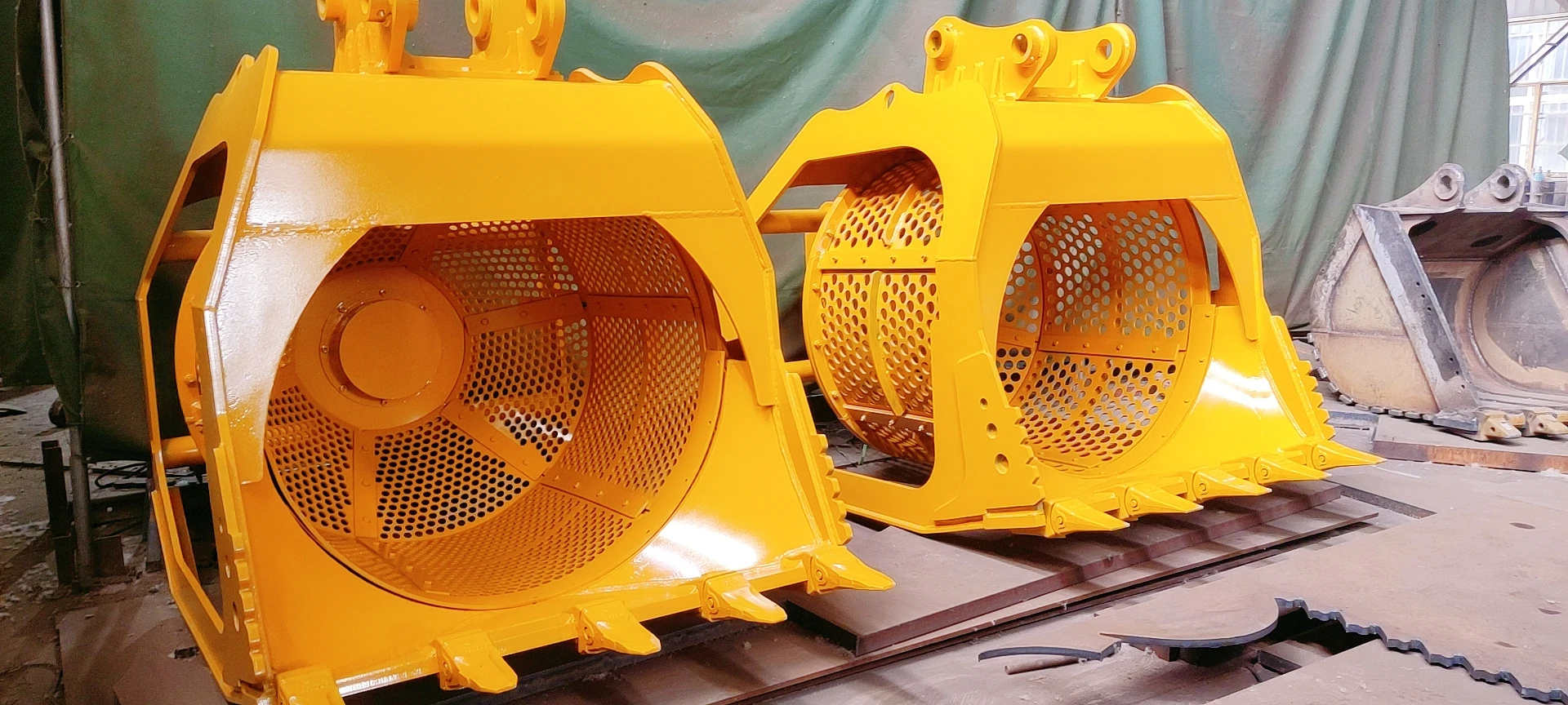 Cat320d Excavator Rotary Screen Bucket Factory In China - Buy Excavator ...