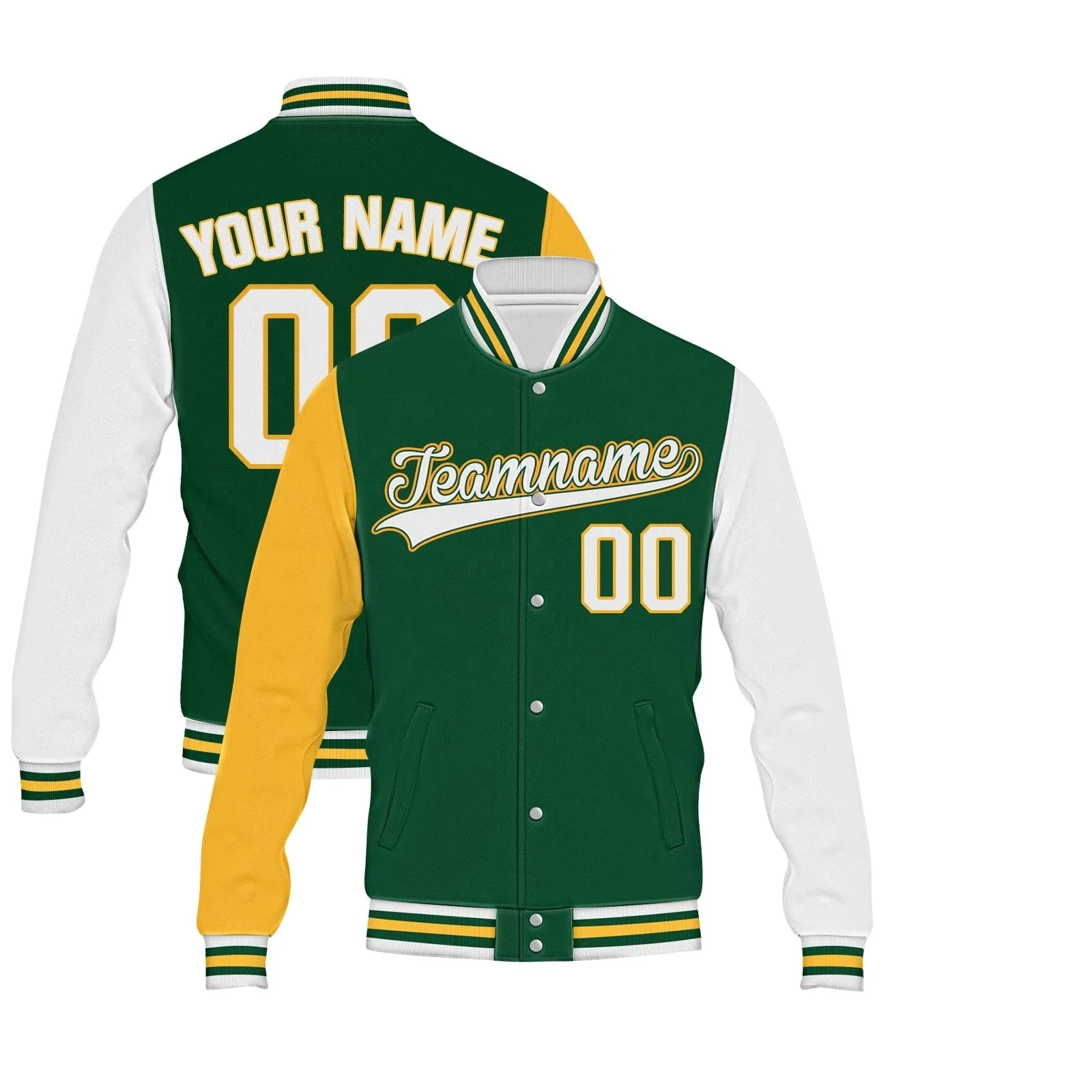 Wholesale Custom Designer Logo Jackets Casual Baseball Jacket Letterman ...