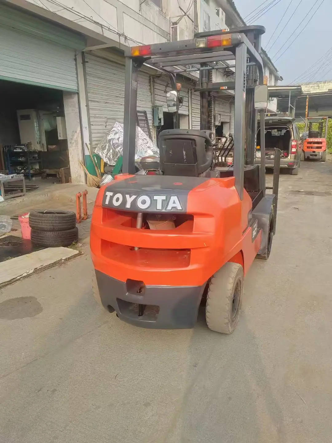 Used for 3 Ton Diesel Engine Forklift 2012 4X4 Drive 1 Year Warranty in ...