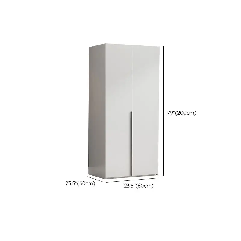 Modern Clothes Cabinet Simple Wardrobe Wooden Bedroom Wardrobe White Closet Organizers Easy ...