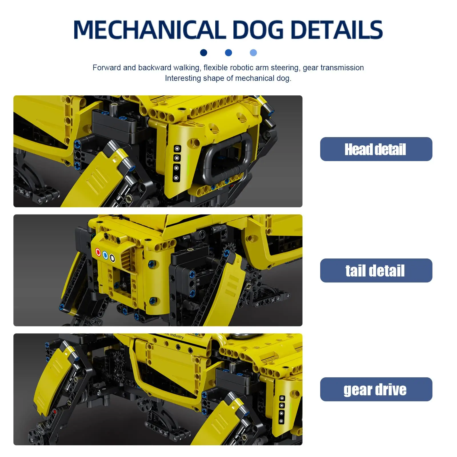 Mould King 15066 Robot Dog Building Kit - STEM Toy for Kids