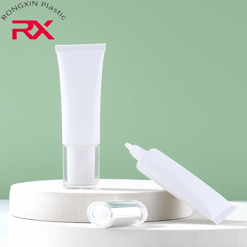 D25 30ml Luxury Plastic Cosmetic Packaging Screw Acrylic Cap Skin Care Serum Eye Cream ...