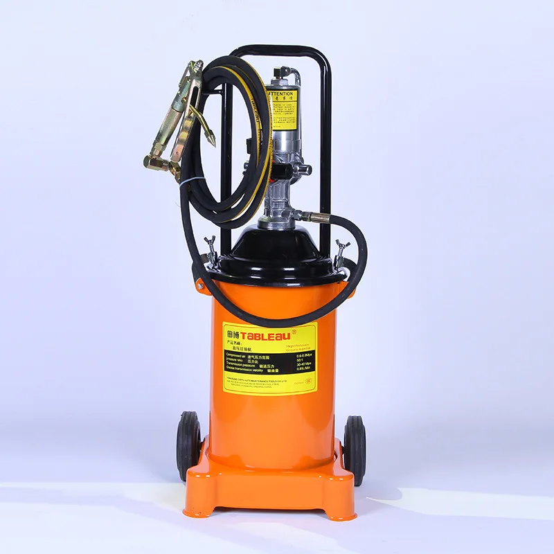 30-40mpa High Pressure Pneumatic Grease Pump - 12L Capacity