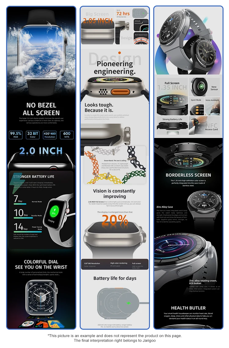 New T900 Ultra Smart Watch Series 9 2.01in Screen Wireless Charging ...