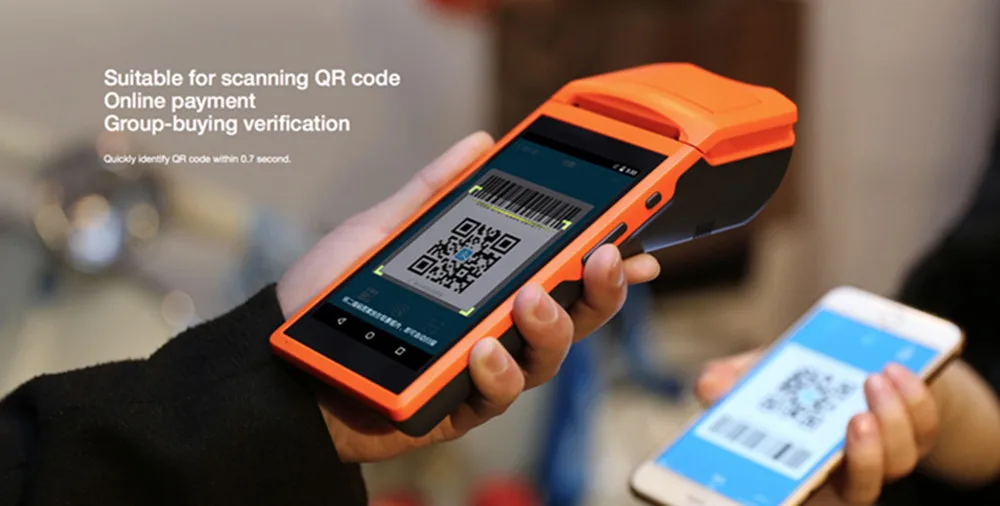 2024 Hot Sale Cheapest Blue Color POS Q2 Mobile Android 8.1 Pos ...