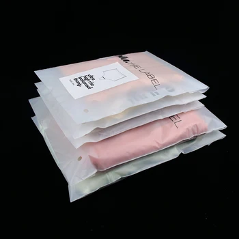 Biodegradable Frosted Transparent Self Seal Bags Thin Compostable ...