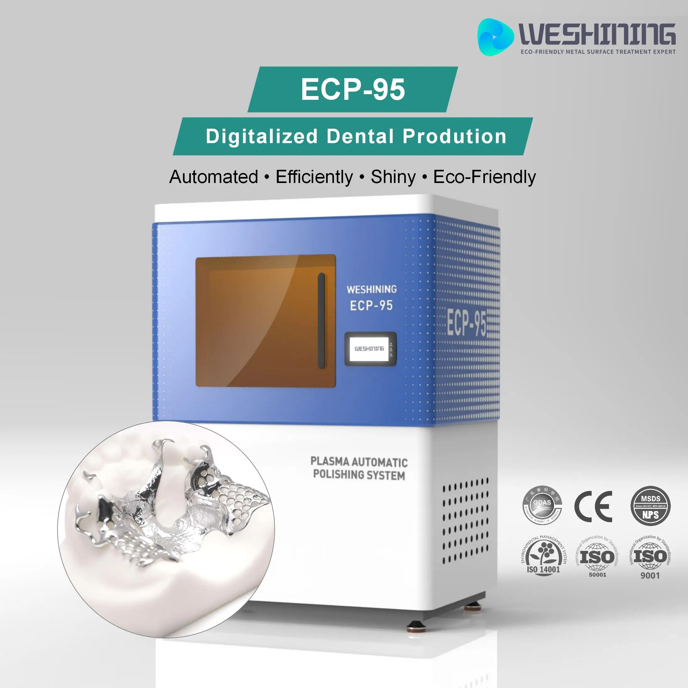 Weshining Plasma Polishing Machine - Perfect Surface Finishing