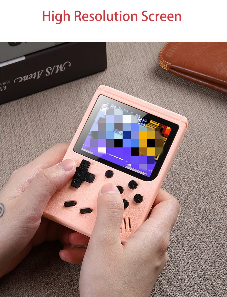 Portable 500 In 1 Games Retro Children's Game Console With Gamepad ...