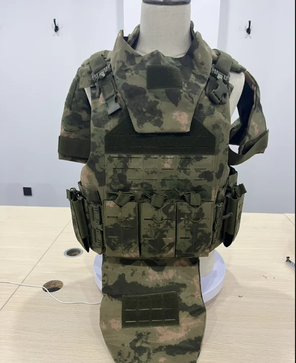 Tactical Hard Plate Carrier Vest Full Coverage Molle Camo Plate Carrier ...