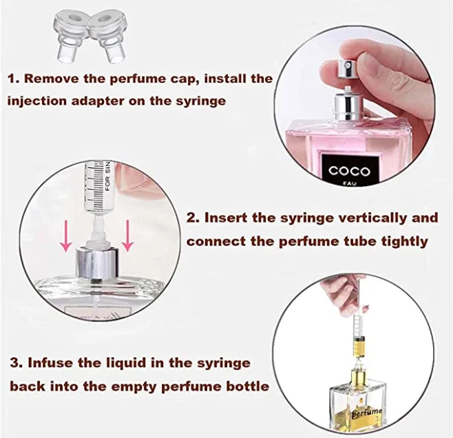 MUB 10ml Syringe - Precise Dispensing for Perfume Refills