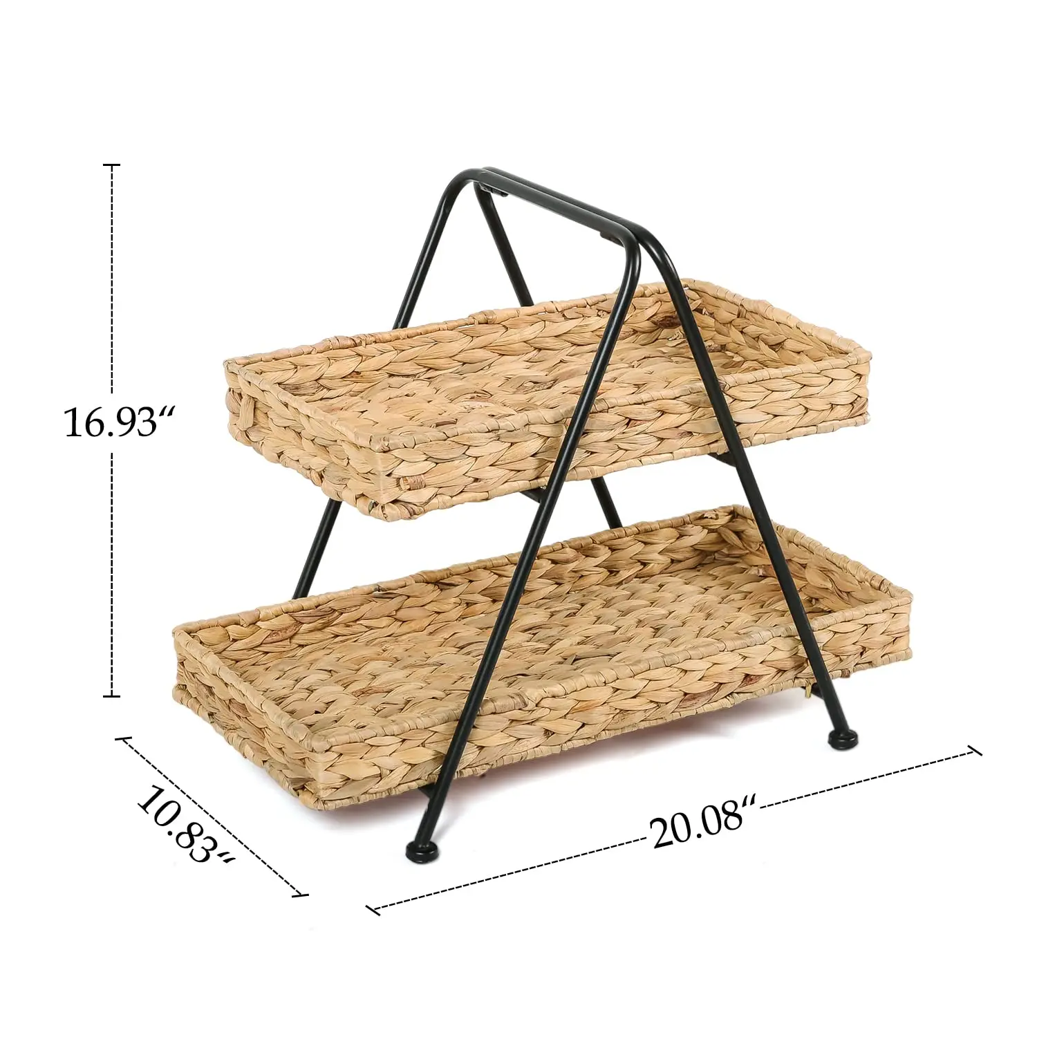 Serving Tray Display Stand Rustic Farmhouse Kitchen Coffee Table for ...