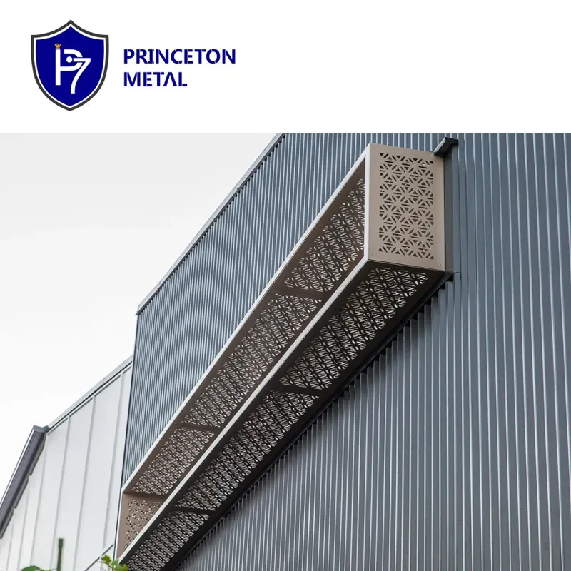 Laser Cut Panel 6mm Thickness Window Hood Metal Aluminum