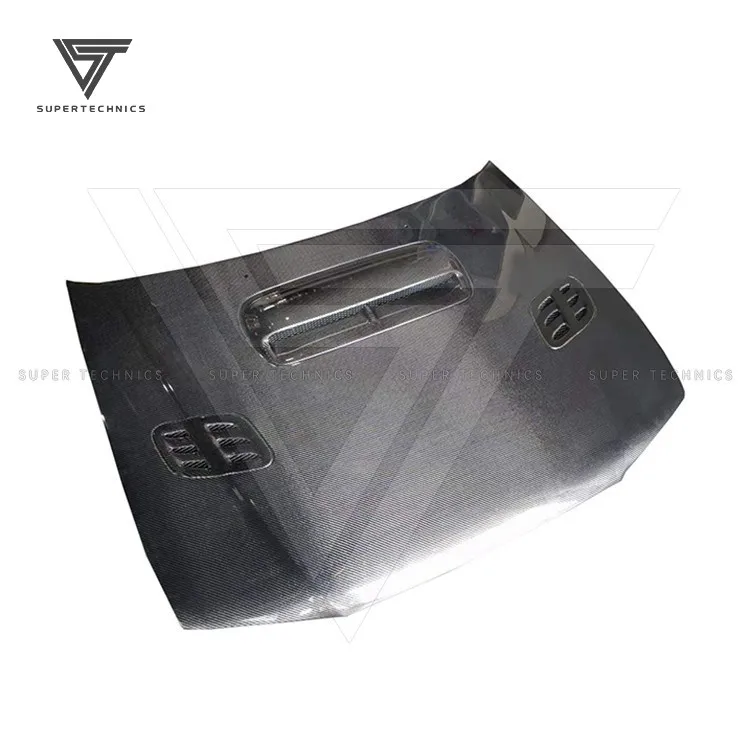 Supertechnics Style Carbon Fiber Hood for Subaru Impreza 5 6 WRX GC8 ...