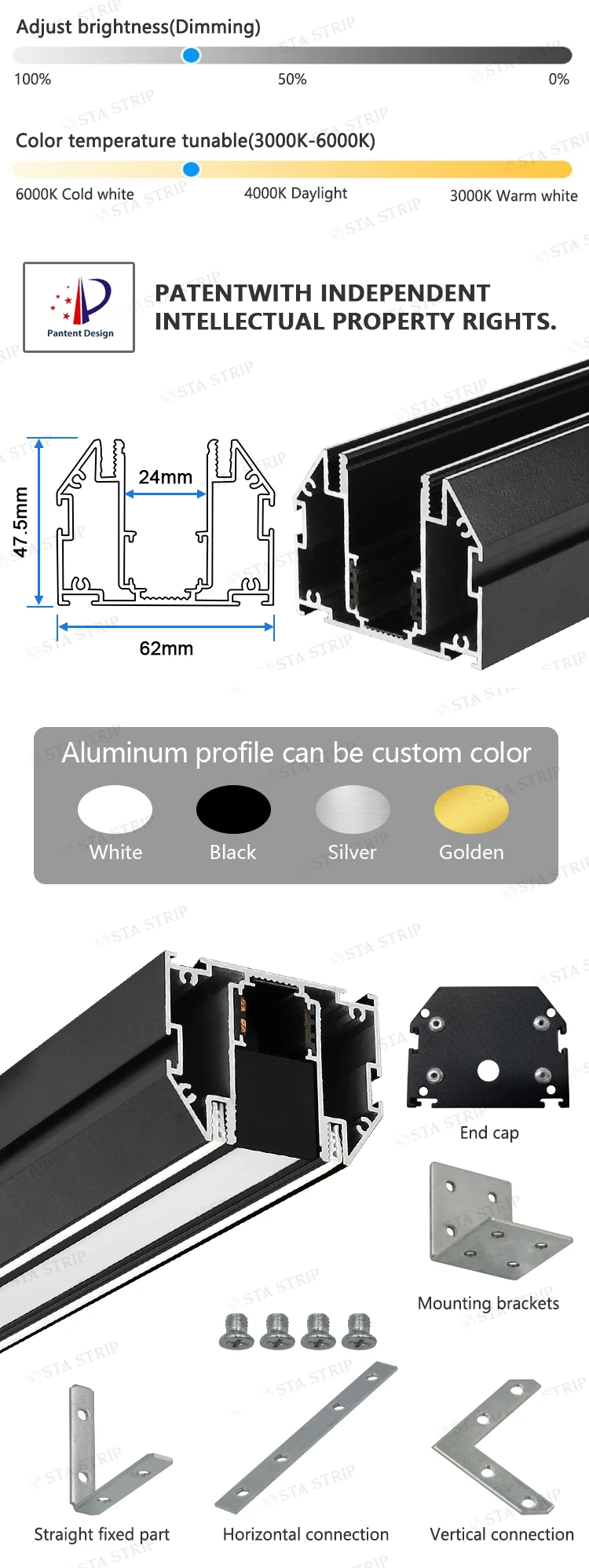 Tension Ceilings Led Aluminum Profile Dc48v Perfect Flexible Magnetic ...