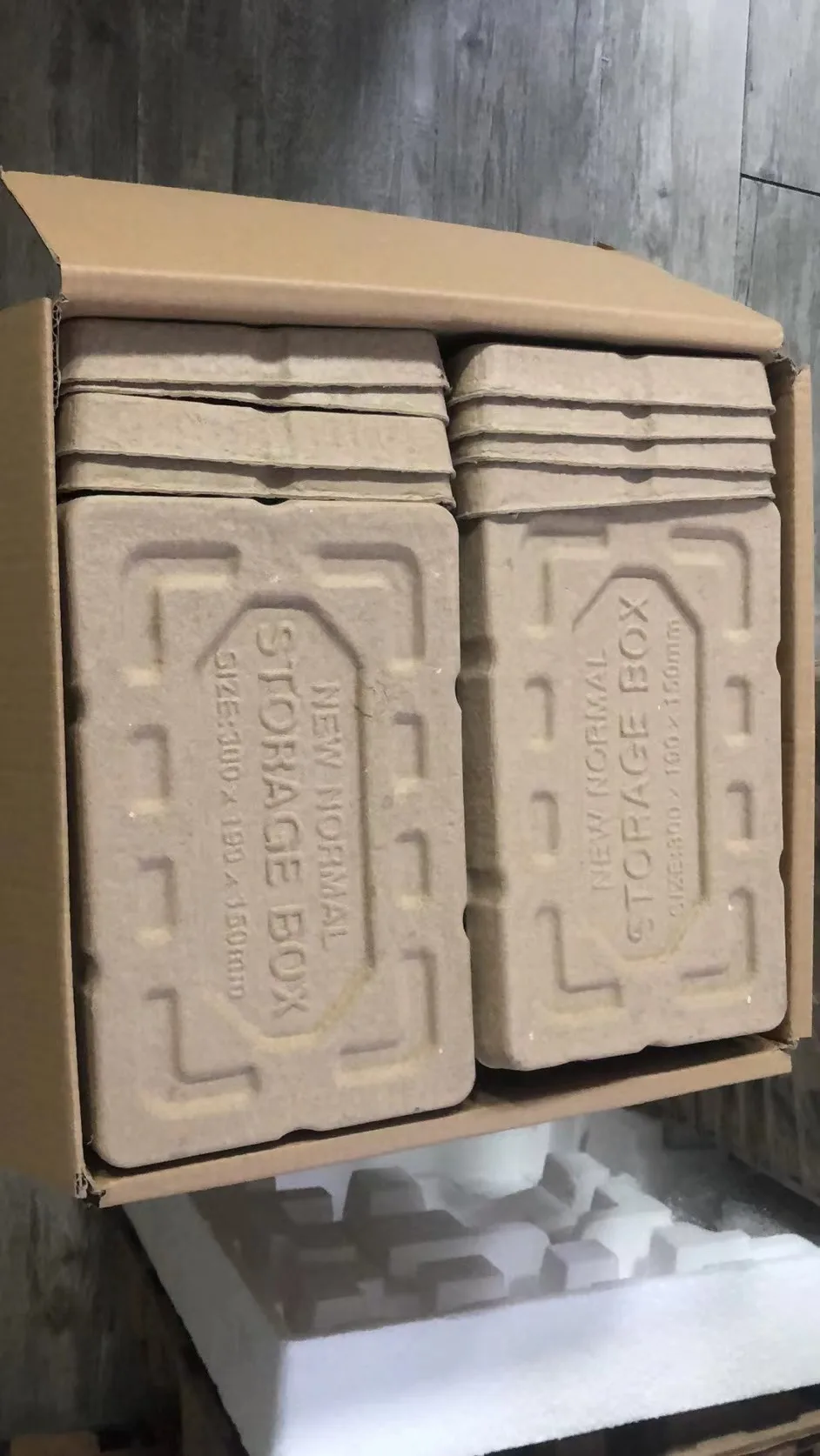 Custom Package Molded Paper Pulp Bottle Packaging Tray Beer Can Shipper ...