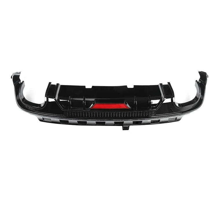 Car Rear Bumper Lip Diffuser Spoiler Rear Side Splitter Deflector For ...