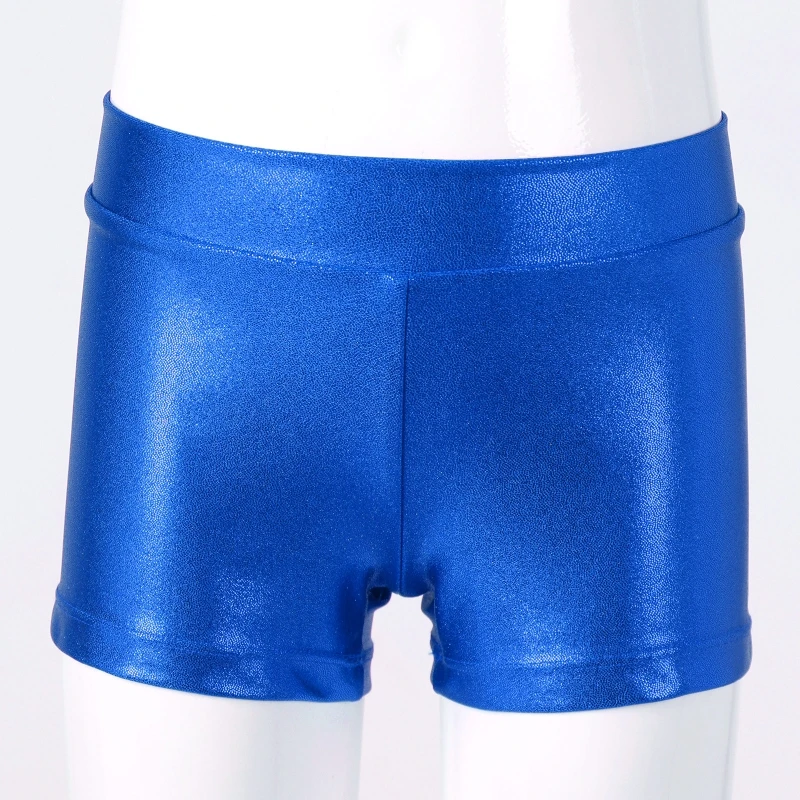 Shiny Metallic Gym Shorts by Iefiel - Quick Dry & Comfort