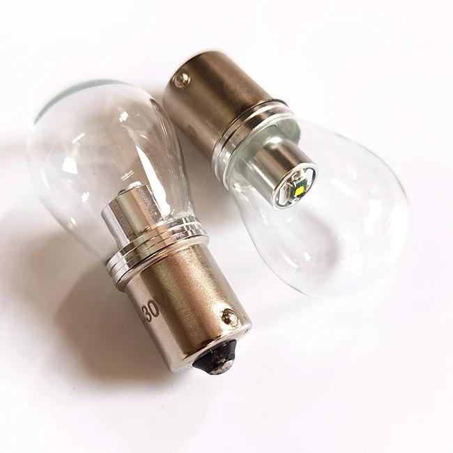 Ba15s Base S25 2w 5 Cree Chip Led Car Bulb Lamp Ba15d 7v-30v 200lm ...