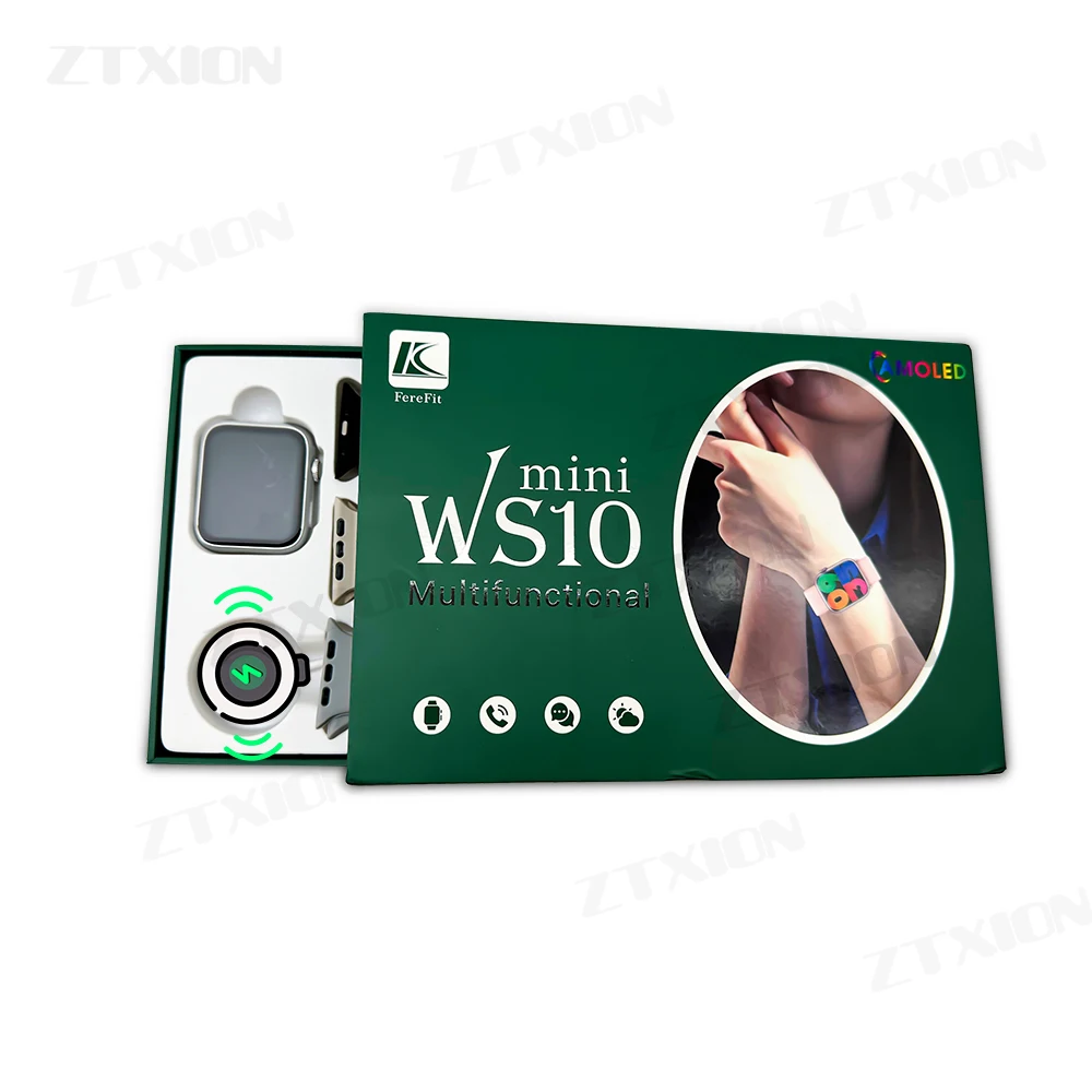High Quality Fashion 2024 Smart Watch Ws10 Mini 3 Straps Fitness ...