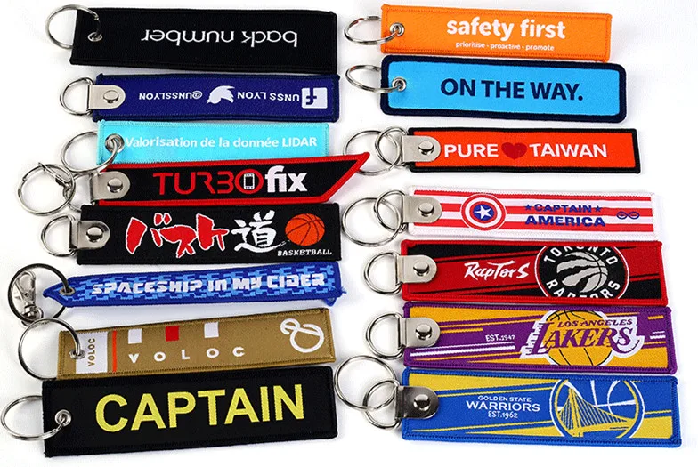 Personalized Flight Embroidered Keychain,Wholesale Pilot Custom ...