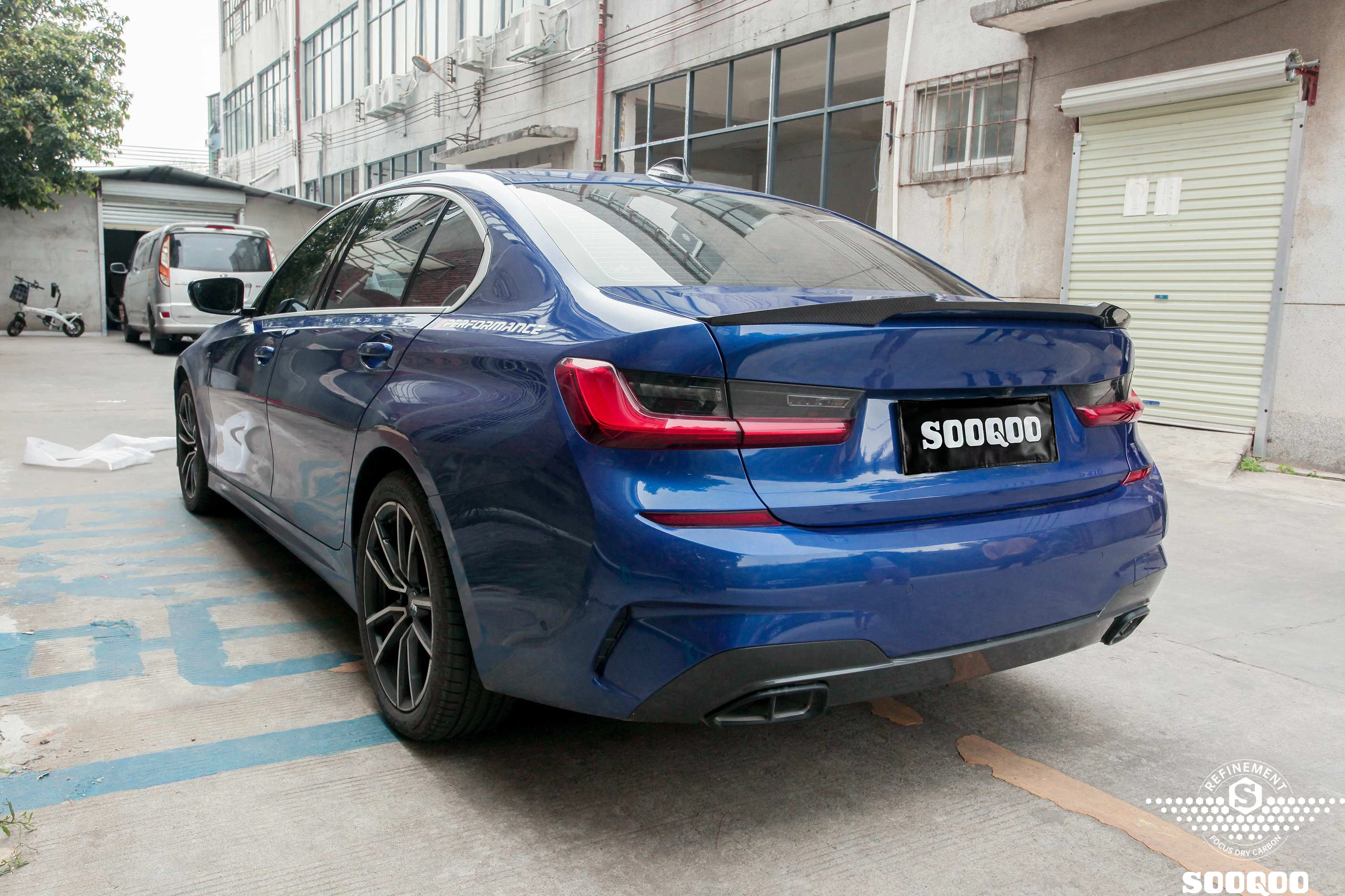 High Quality M4 Style Dry Carbon Fiber Spoiler Rear Ducktail Wing with ...