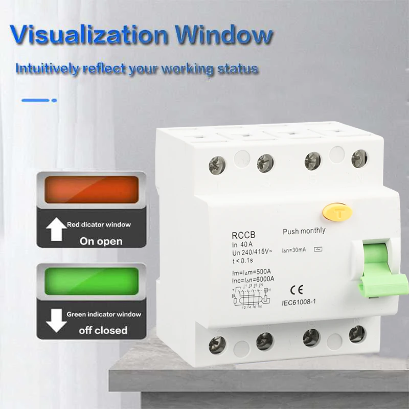 F360 Series Miniature Circuit Breakers 2p/4p Residual Current ...