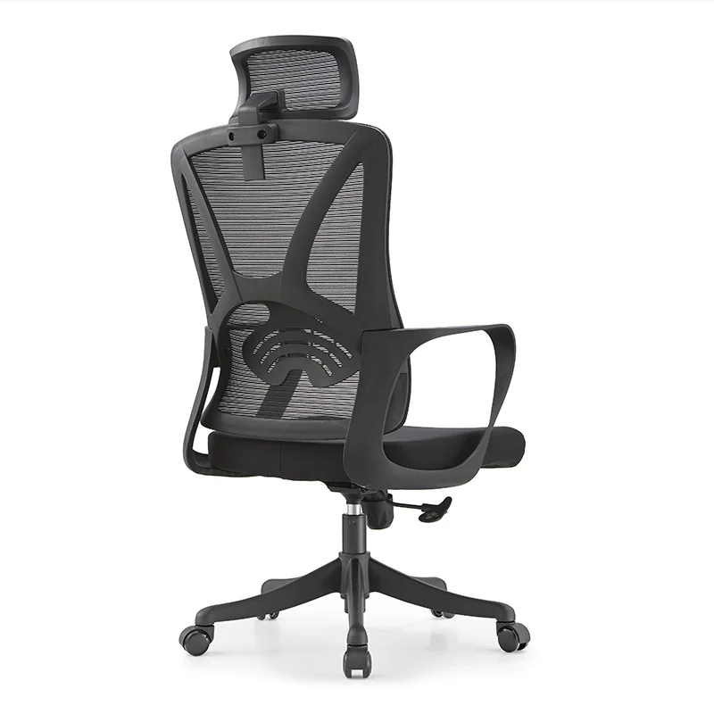 Explosive Models Black High Back Staff Chair Modern Swivel Tilting ...