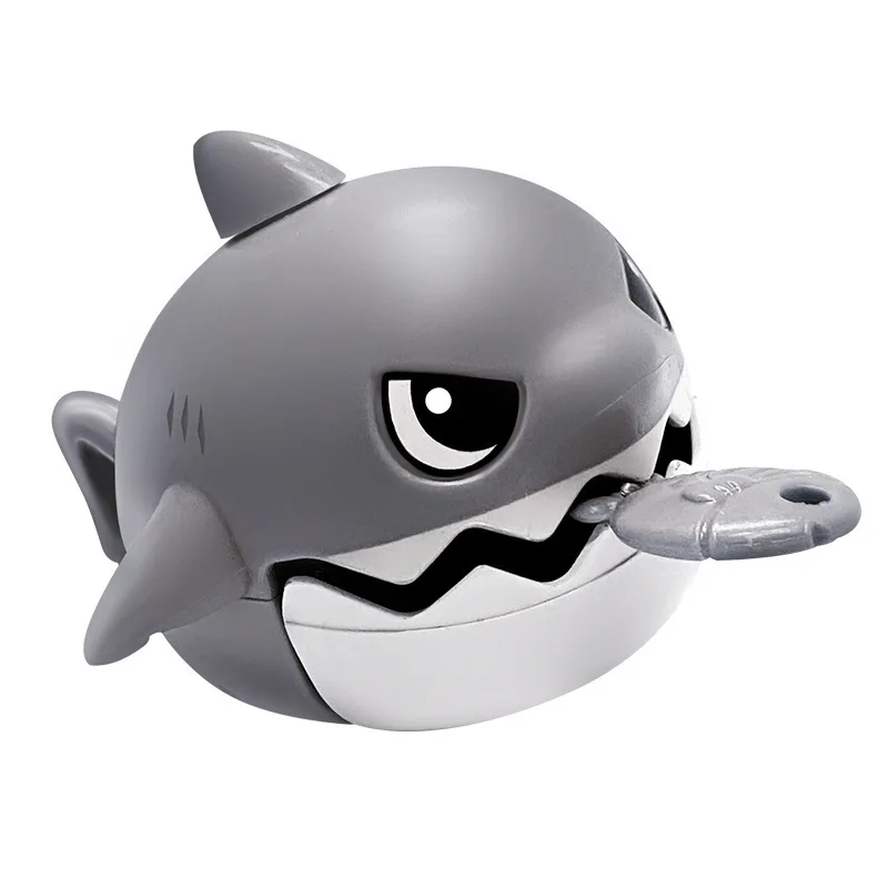 Interactive Pull Line Moving Shark Eating Small Fish Toy a Cute and ...