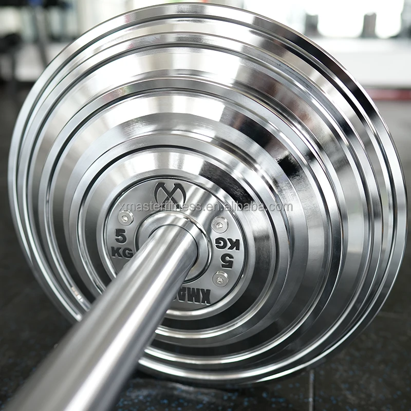 Xmaster Pro Chrome Powerlifting Steel Plates - Durable & Precise