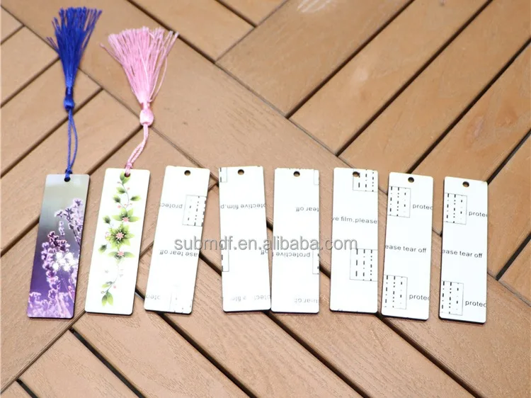Wholesale Two Sided Printing Diy Rectangle Bookmarks With Tassel ...