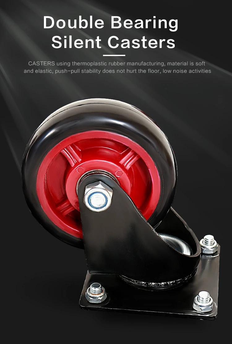 Moving Platform Hand Truck Push Cart 360 Degree Swivel Wheels Push Cart ...