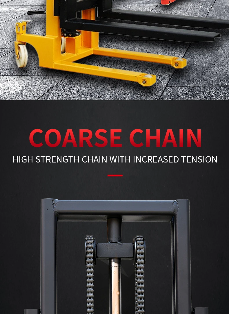 Hand Fork Lift 1.5t Manual Stacker 3000kg Explosion-proof Hand Pallet ...