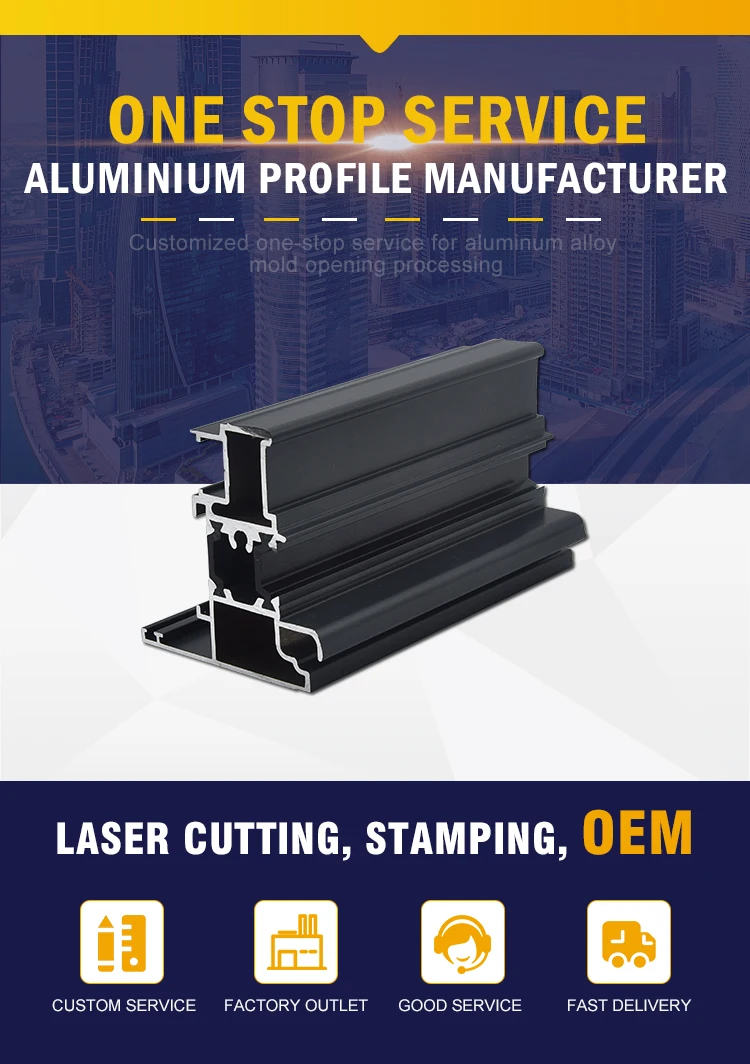 Aluminium Window Frame With Insulation Nylon Strip Casement Window ...