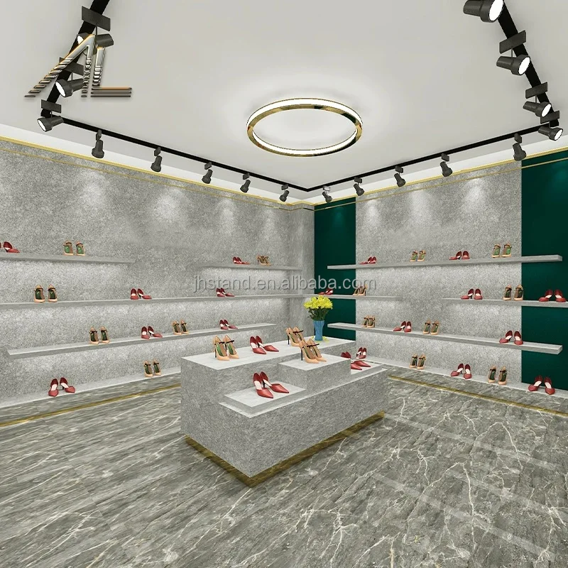 Fashion Boutique Shoe Store Interior Design and Layout Concept for Sale ...