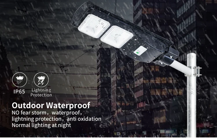 Bosun Solar Street Light Remote Control 20w 40w 50w 60w 80w All In One ...